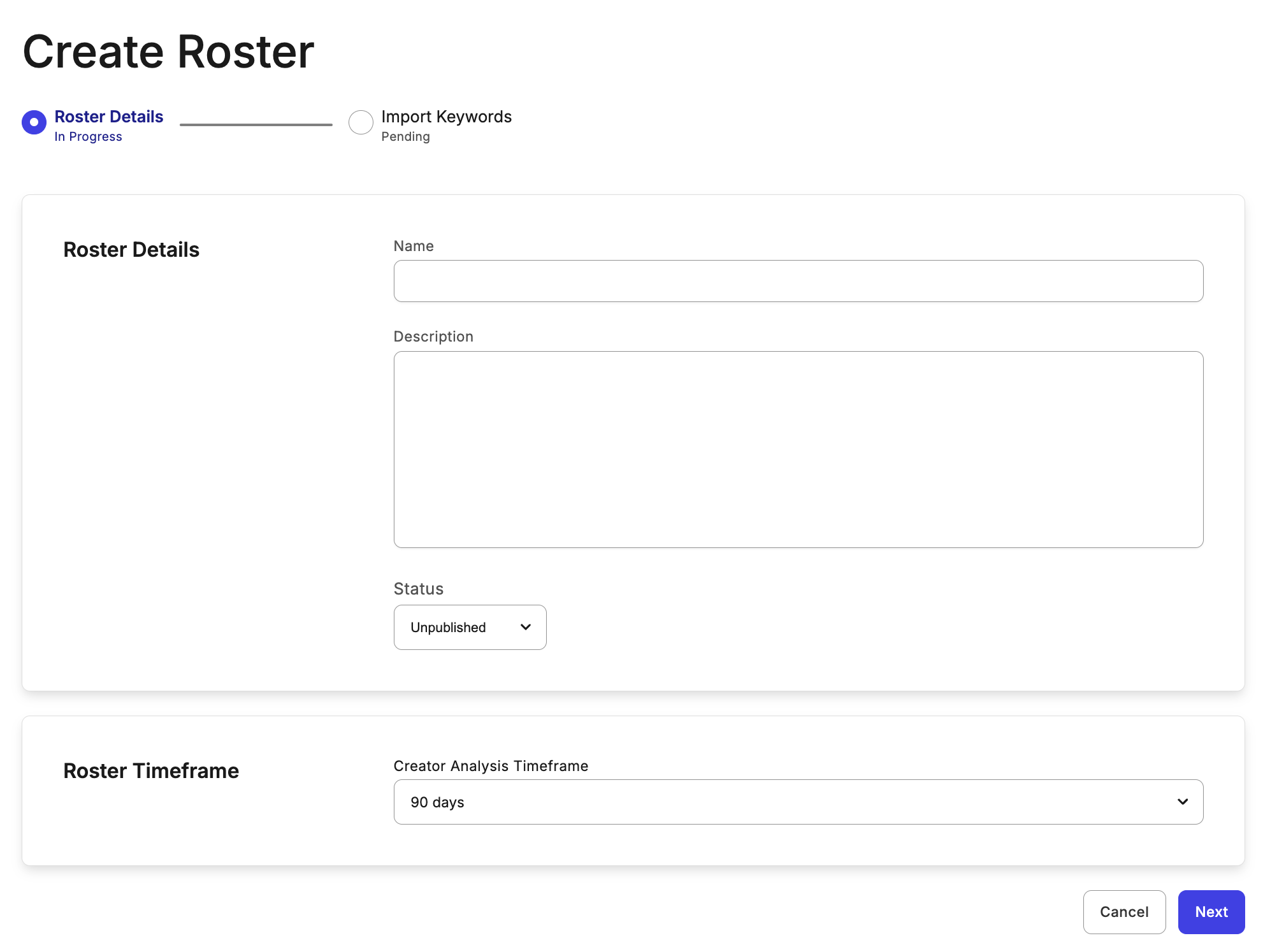 Create and Edit a Roster – Viral Nation